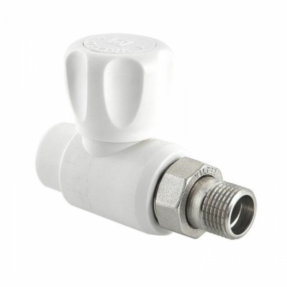 Кран шаровый для радиаторов с наружной резьбой прямой 25x1/2" (2 шт) Berke / Kalde