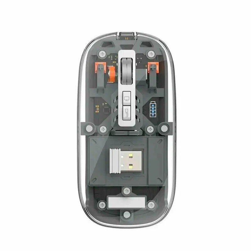 Прозрачная беспроводная мышь с RGB WiWU WM105