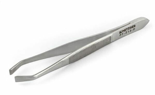 METZGER/Syndicut, Пинцет PT-213-N-D прямой (титановое покрытие)