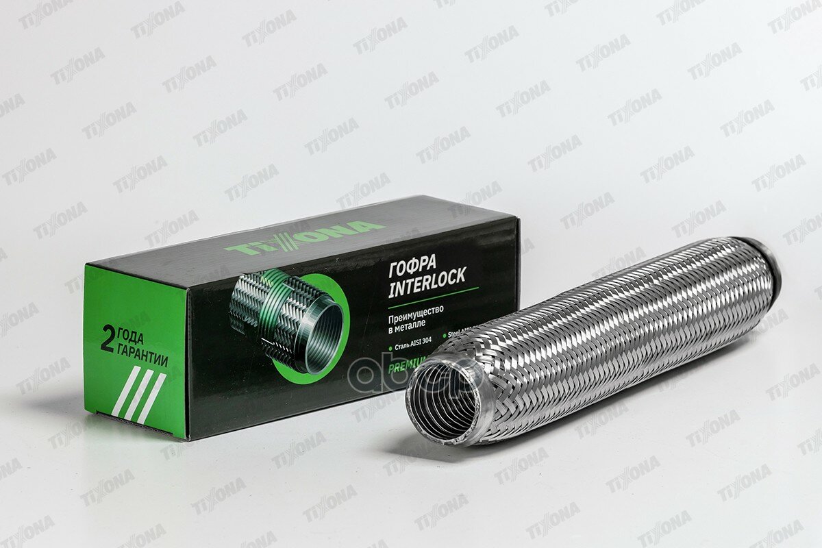 Гофра 40/350 (AISI 304 with interlock) Tixona арт. p40350