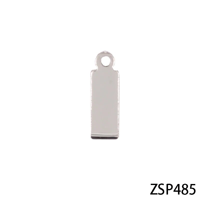 Подвеска из нержавеющей стали ZSP485, белая, 50шт