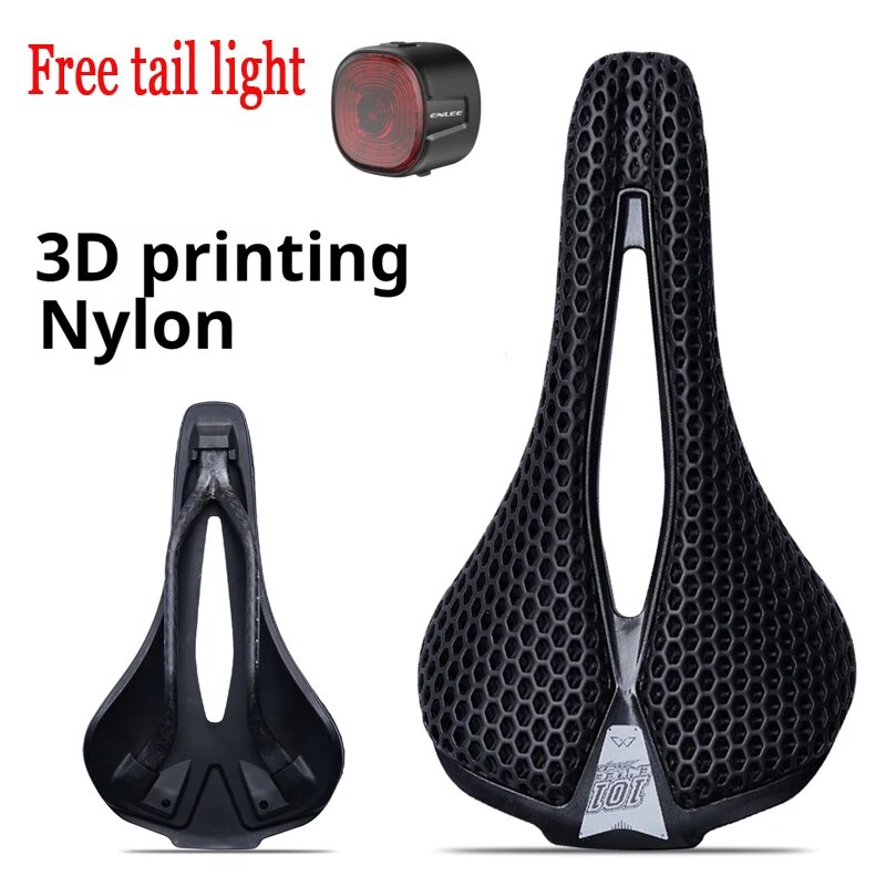 ENLEE 3D седло для велосипеда из углеродного волокна 3D nylon