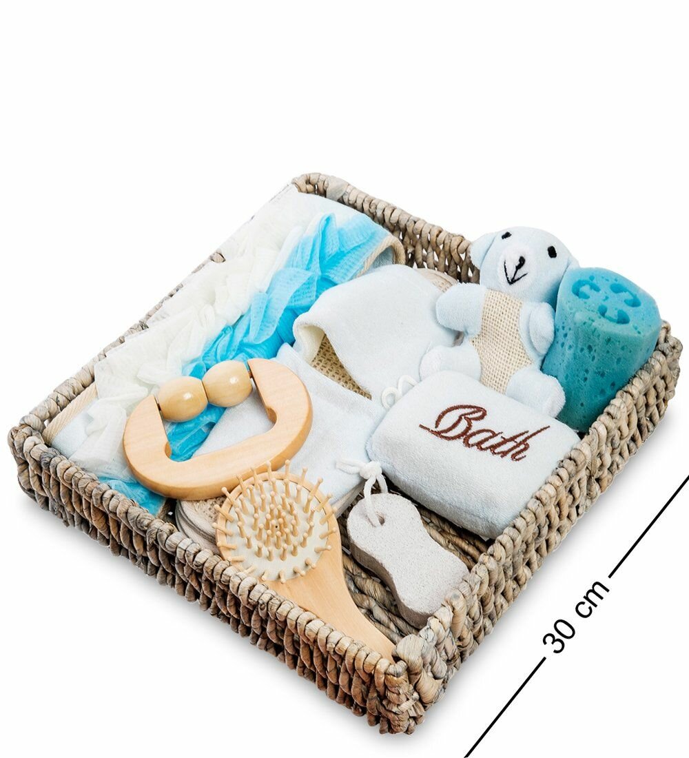 Набор для бани с массажером и расческой Мишка A2132487