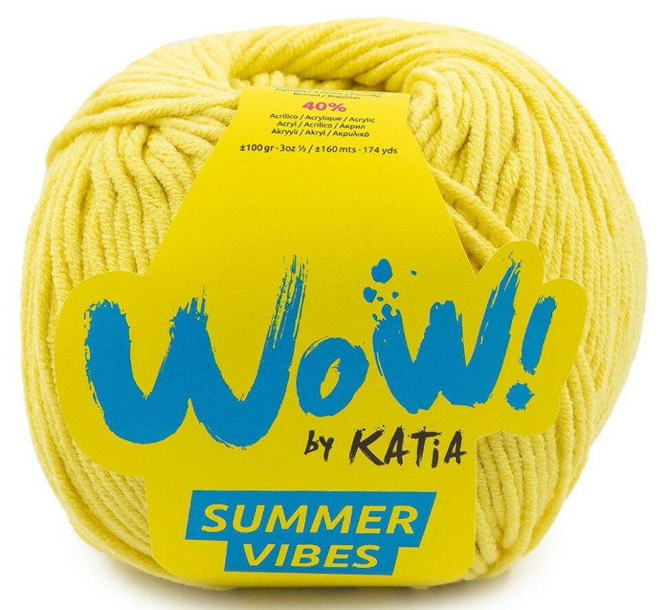 Пряжа #1334.94 Wow - Summer Vibes 100 г 160 м Katia