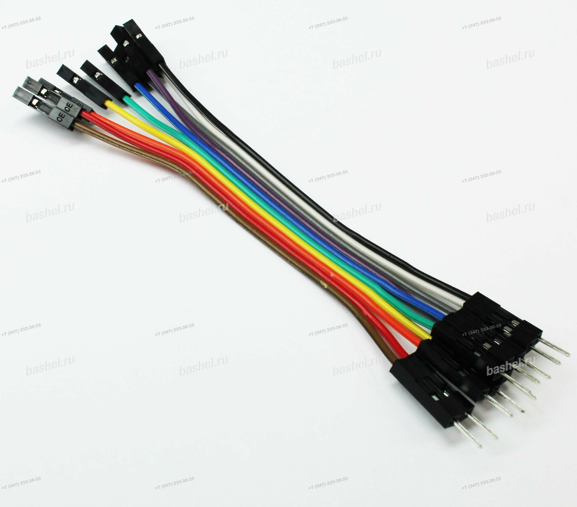Jumper Wire 1-pin 2.54-pitch F/M 100мм, 10шт, Набор макетных перемычек