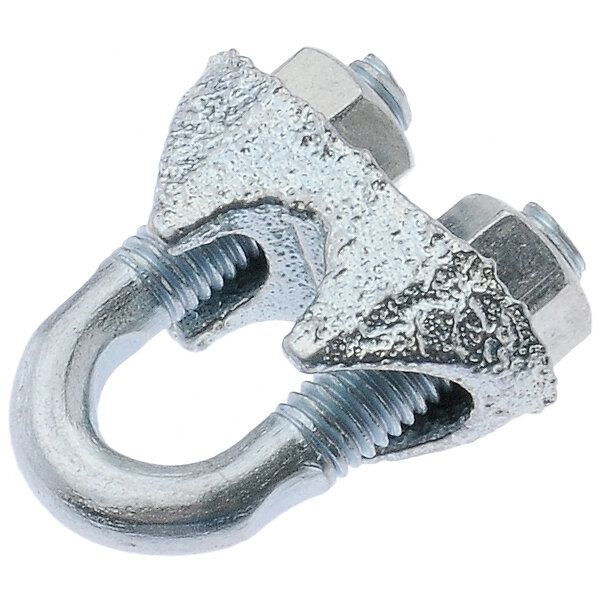 Зажим 6мм винтовой DIN741 для троса (GL) (49 шт. в комплекте)