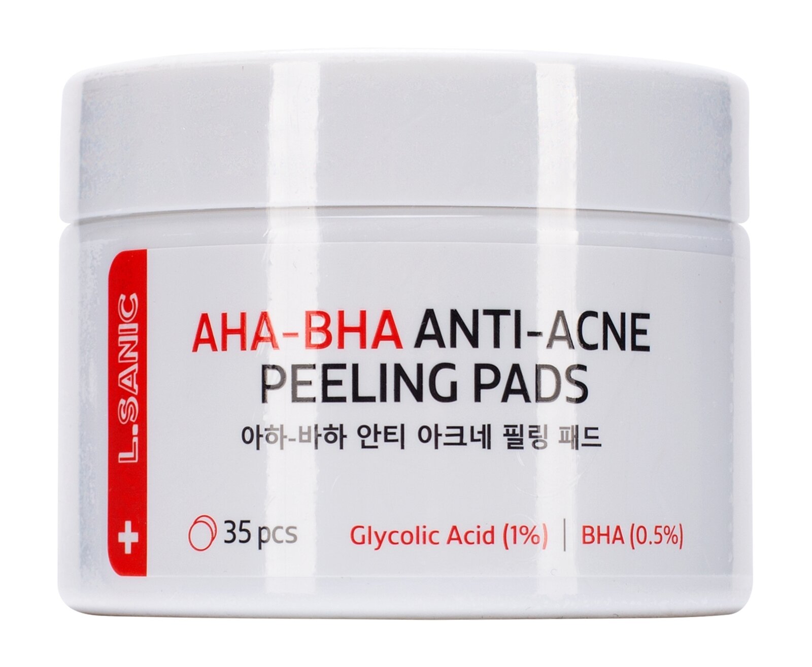 L.SANIC Диски с AHA и BHA кислотами против несовершенств кожи отшелушивающие, 35 шт.
