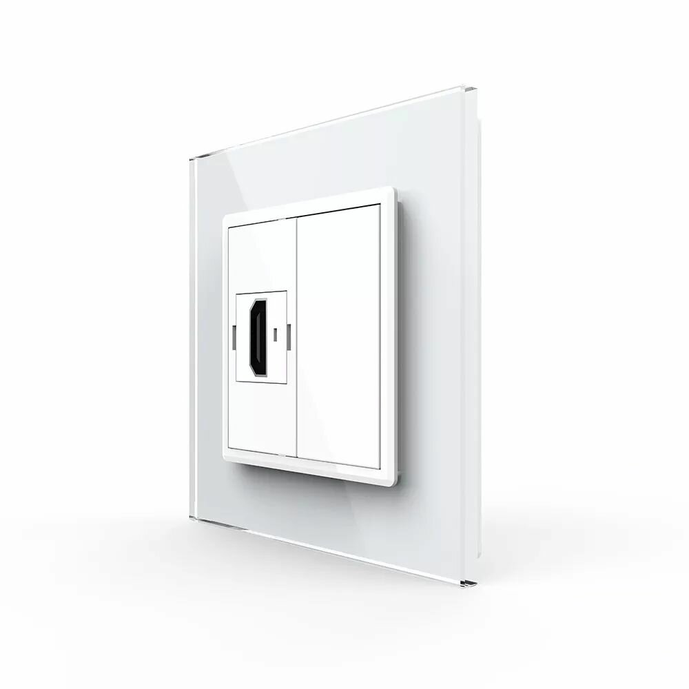 Розетка HDMI Livolo белая