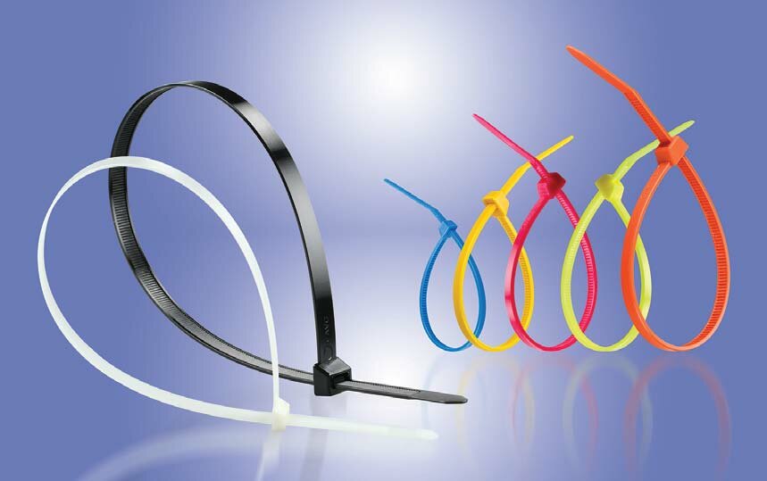 ALT-340H-B-WR Одноразовая пластиковая кабельная стяжка AVC 343 x 7.9 мм, цвет черный, упаковка 100 шт