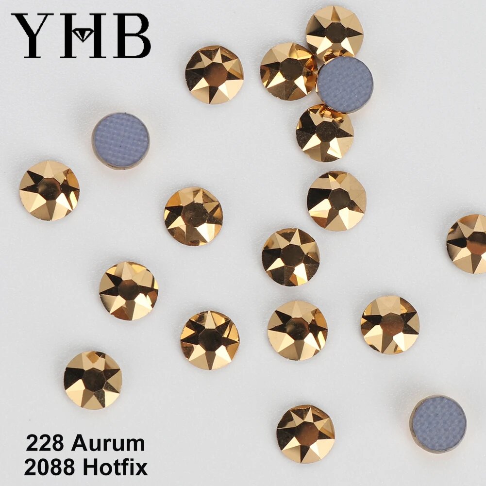 Стразы YHB 2088 для декорирования 5mm SS20 1440pcs, 228 Aurum