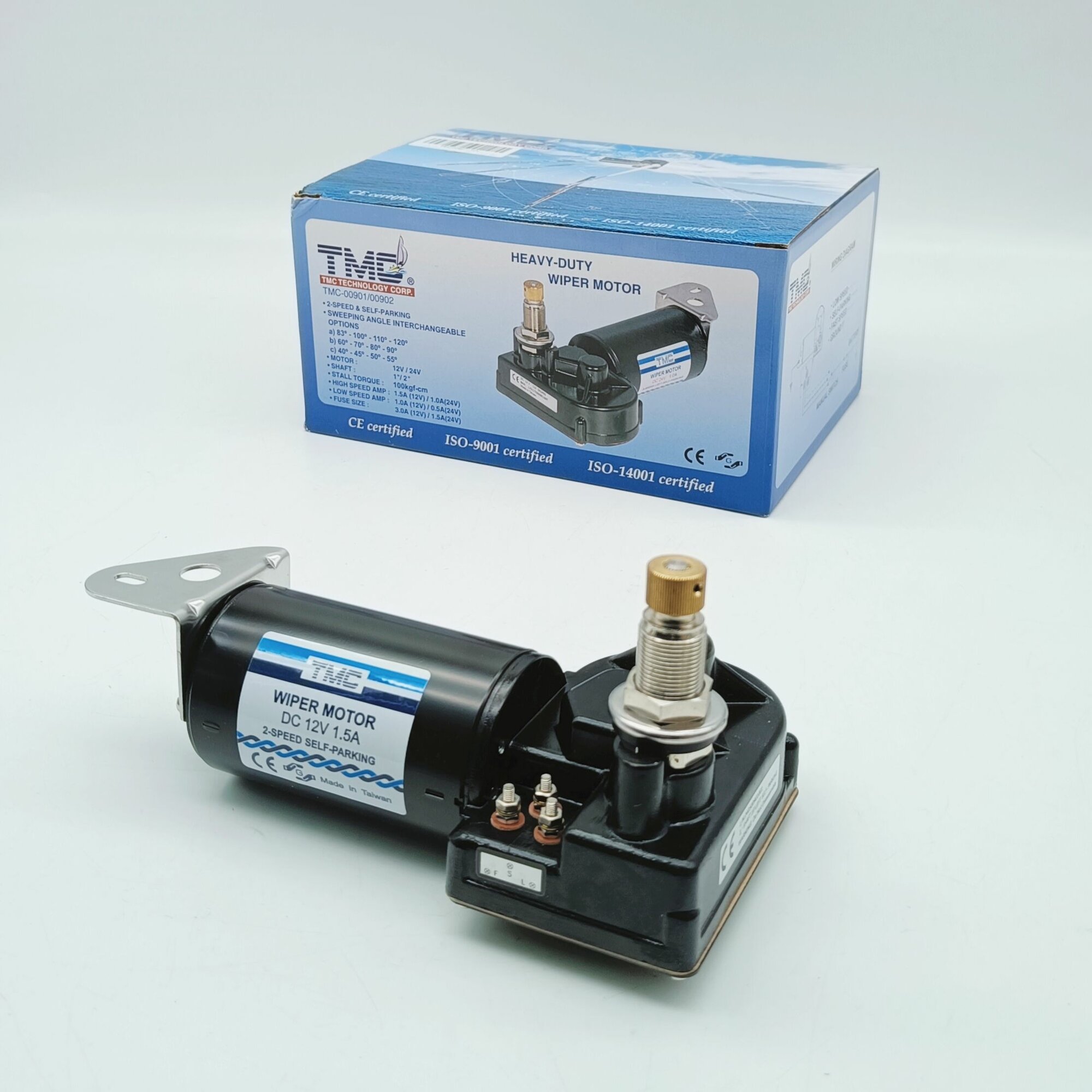 Электропривод стеклоочистителя TMC, 12 В (1 дюйм) угол 83-120 градусов, электрический мотор привода