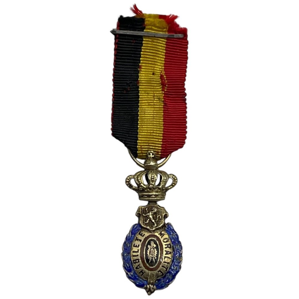 Бельгия, фрачный знак медали "Трудовой знак отличия" II класс 1900-1910 гг.