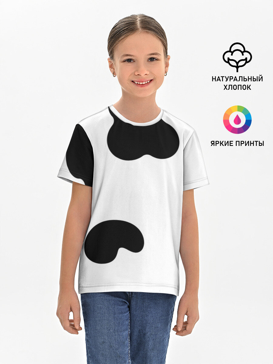 Футболка хлопковая детская Cow print