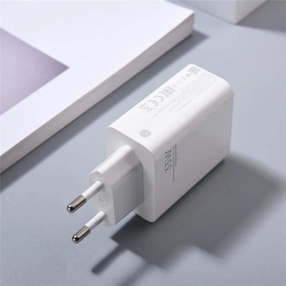 Зарядное устройство Xiaomi Mi 11X 10S Pro, оригинальное быстрое зарядное устройство EU Charger Only