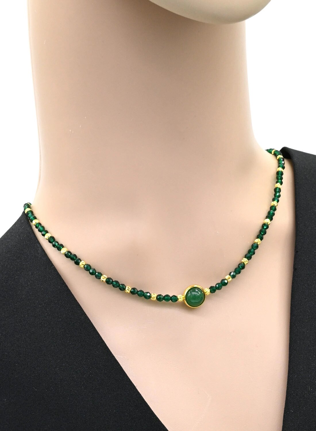 Чокер, циркон