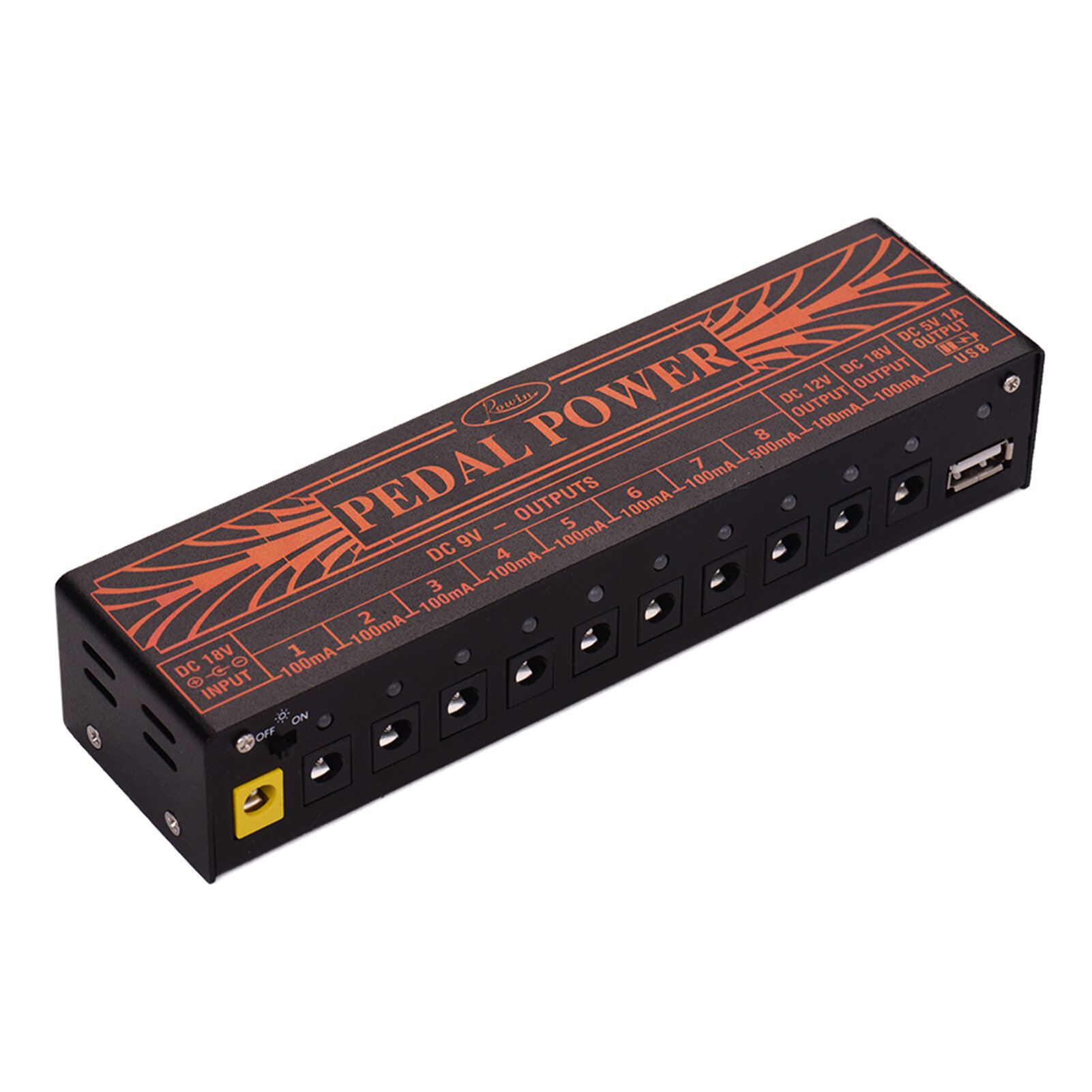 Rowin Компактный размер Гитарный источник питания