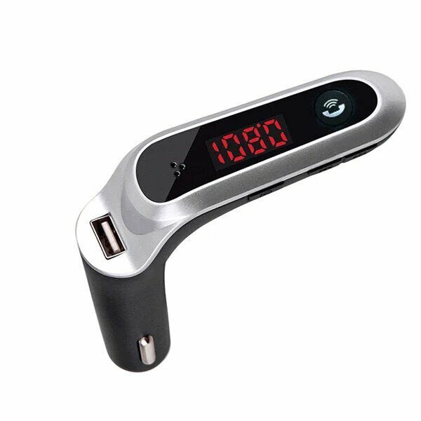 FM-трансмиттер JINSERTA 4-в-1 Bluetooth Silver без коробки