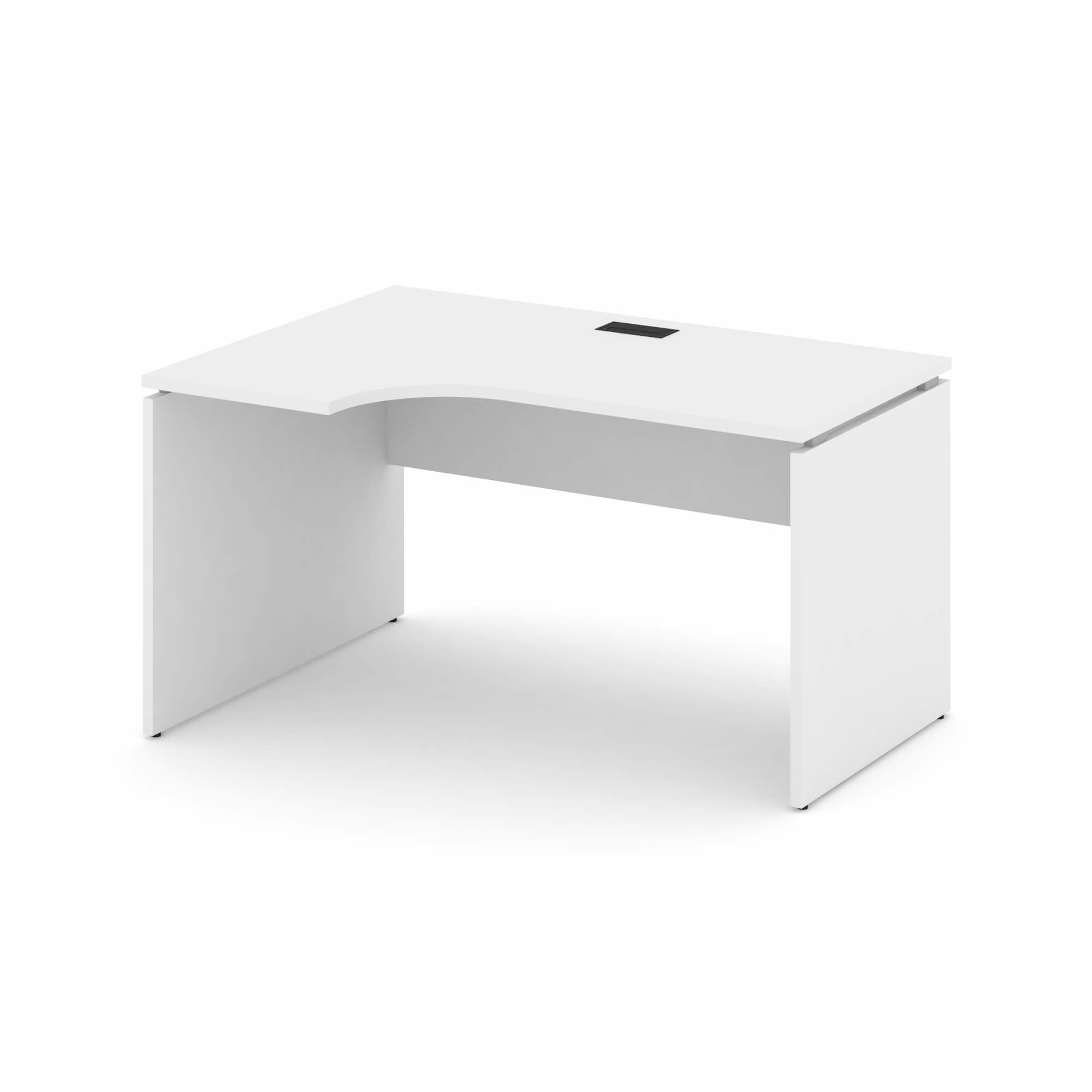 Стол угловой письменный левый Style Project Riva SN-D. SPA-001(L) Белый 1380*600 / 980*750