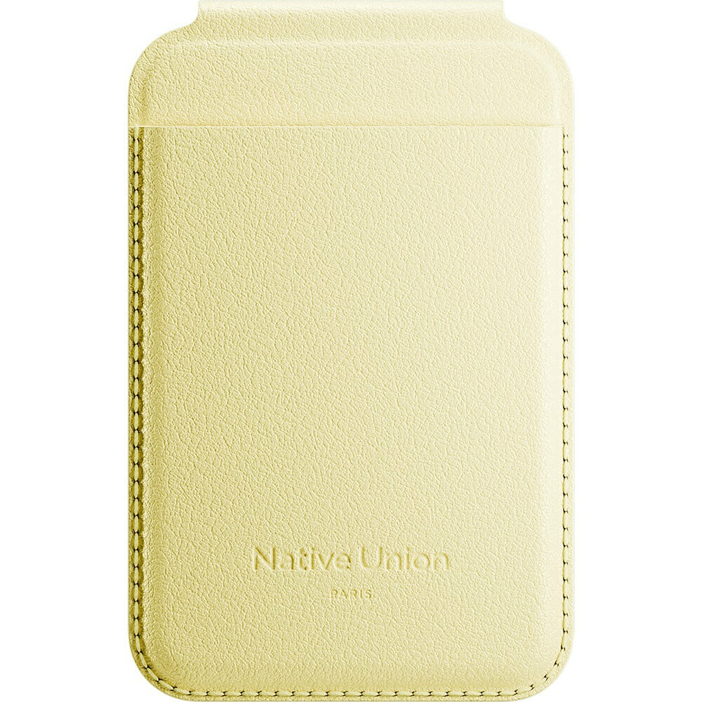 Чехол-бумажник Native Union Active Wallet Stand лимон — фото 1