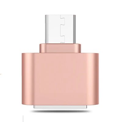 Универсальный Переходник Usb Type-C для мобильных телефонов Android, мини-разветвитель с rose