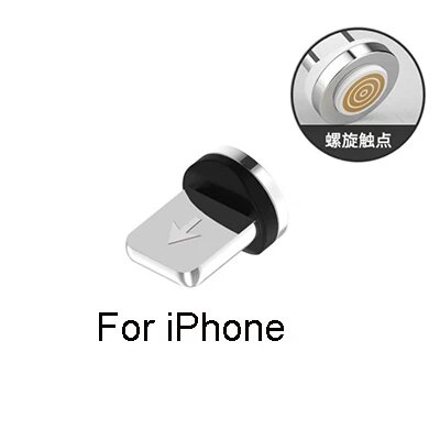 Магнитный адаптер USB C для Samsung Huawei Xiaomi Redmi LG VIVO OPPO SONY Honor OnePlus, аксессуары для смартфонов, магнитное зарядное устройство For iphone tip