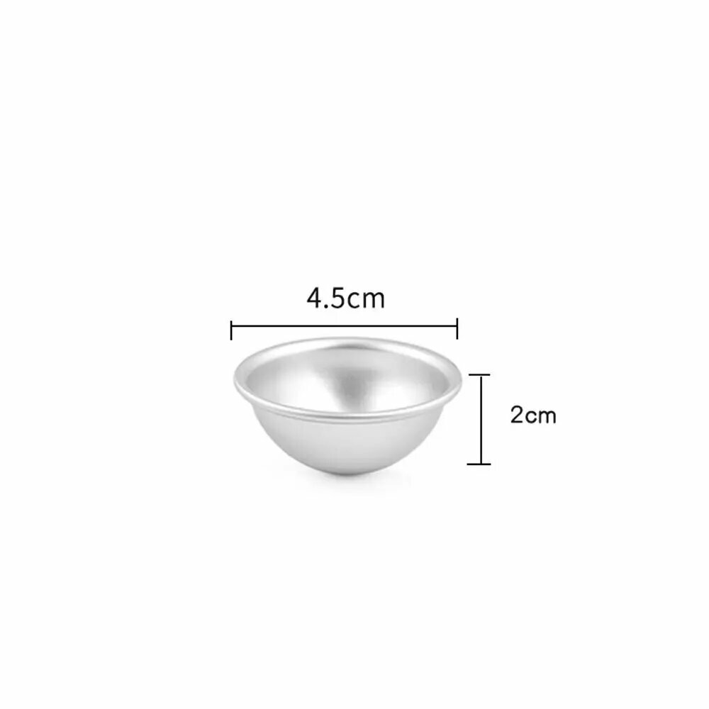 Форма для бомб Daifuku, форма для десерта, оловянная форма для выпечки, 3D алюминиевый шар, снежок, торт, кондитерская форма, форма для моти, кухонный инструмент