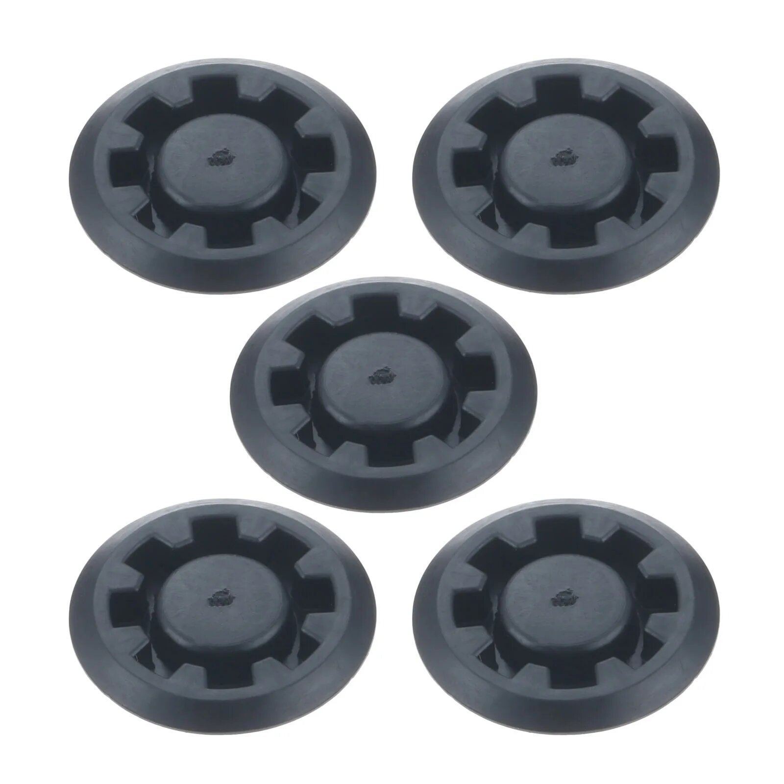 5 шт. заглушки для фиксации дверного замка автомобиля, заглушки, колпачки, прокладки, подходят для Toyota RAV4, пластиковая резиновая крышка для двери, автомобильные аксессуары