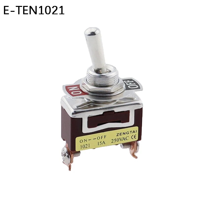 Миниатюрный тумблер SPST 12В 6А/250В E-TEN1021