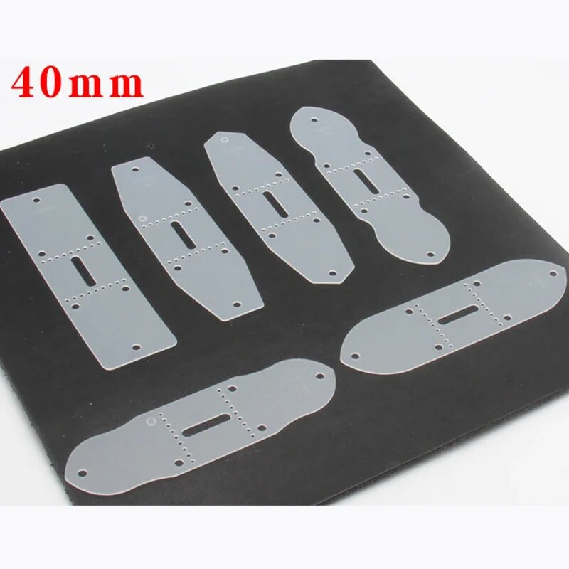 Набор из 6 шт. пресс-форм для вырубки кожи PVC 40mm