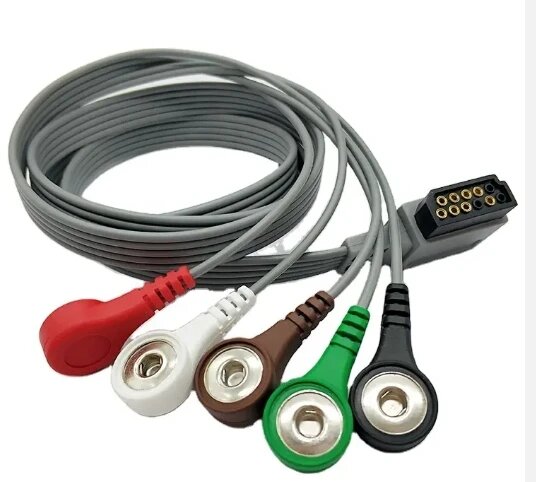 5-проводной 989803157481 M4725A HP Digitrak XT Кабель holter для ЭКГ/PHA056S5A