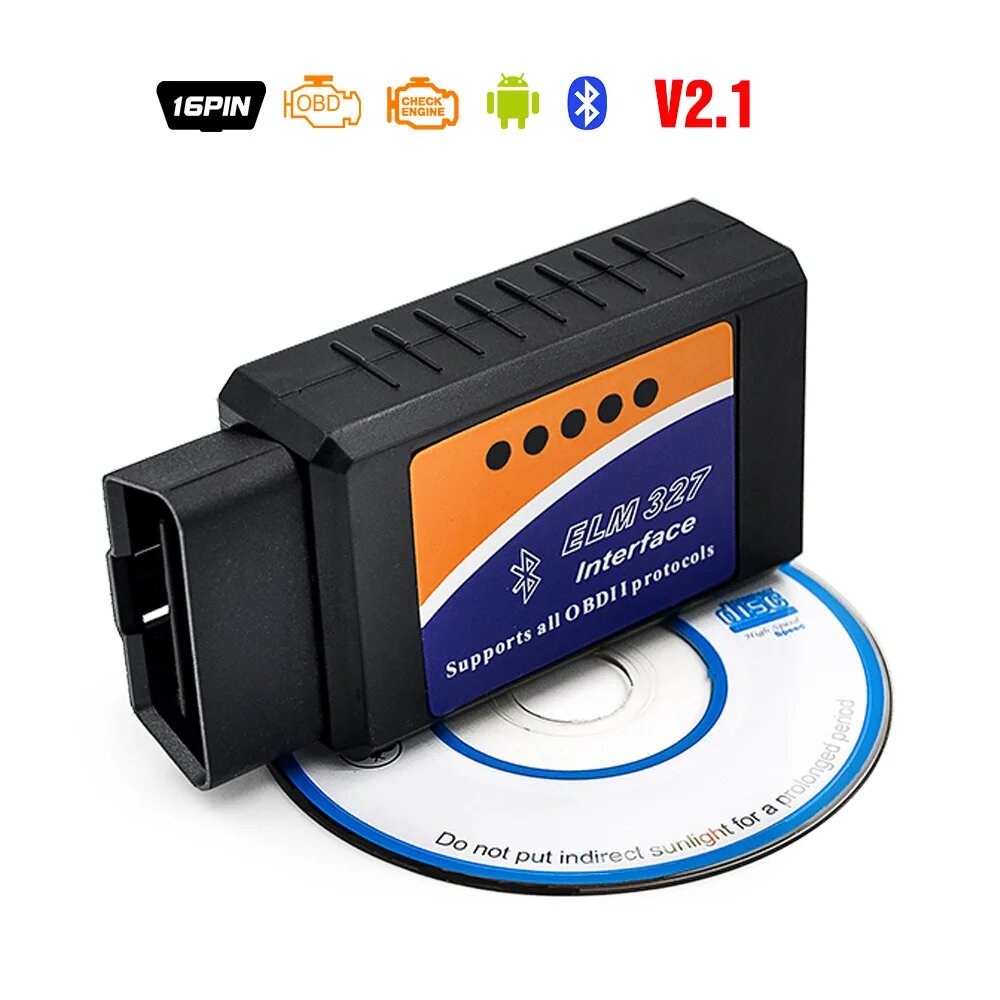 ELM327 BT V2.1 Bluetooth OBD2 сканер