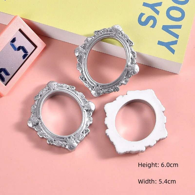 10 шт, мини-рамка в стиле ретро, аксессуары из смолы «сделай сам», свадебные домашние поделки, декор, кабошон, материалы для скрапбукинга, чехлы для телефонов, нашивка