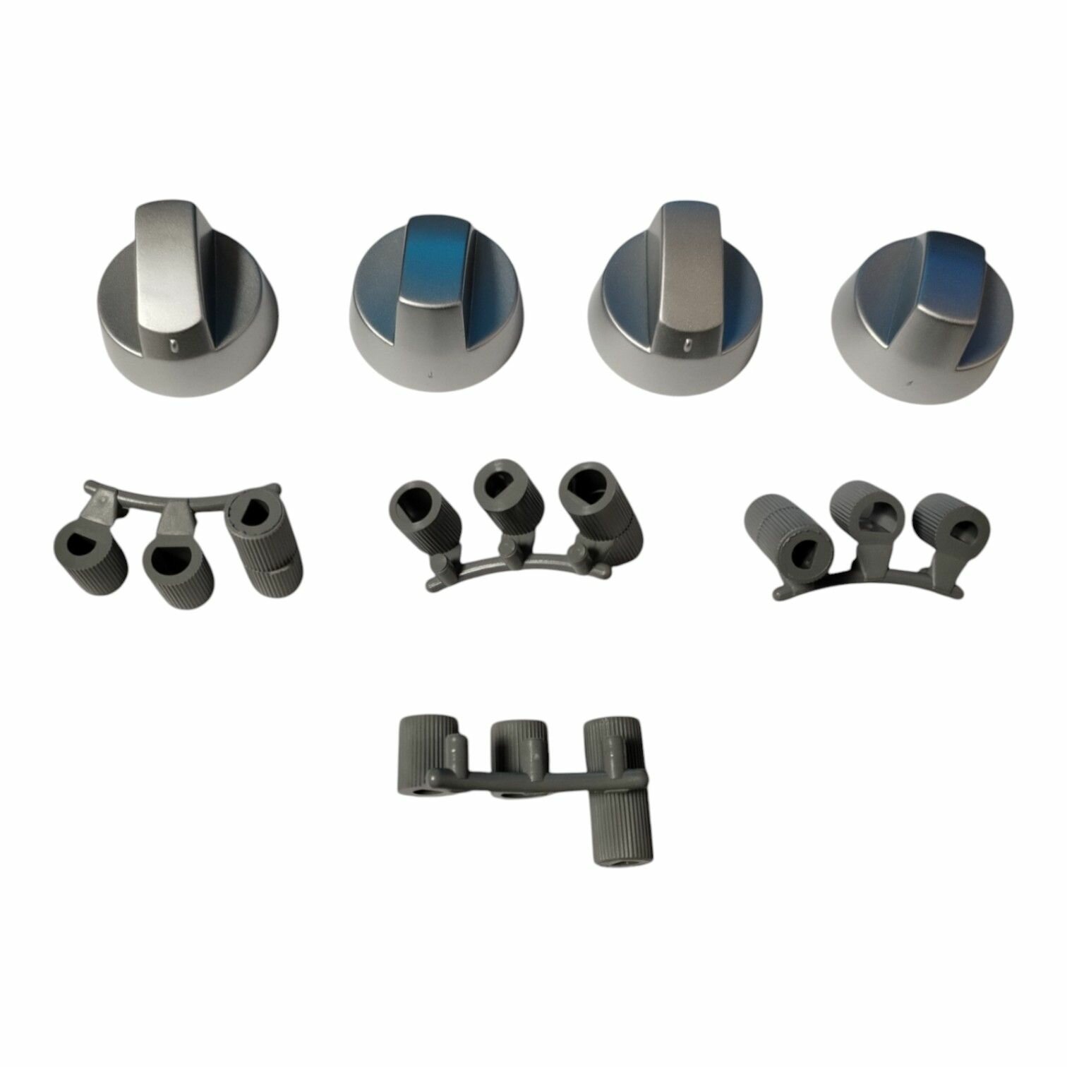 Ручки универсальные (4 шт) для плиты серые