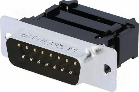 Разъем AMPHENOL L17DAFRA15P Разъем D-Sub PIN: 15 вилка "папа" на шлейф ID 1шт