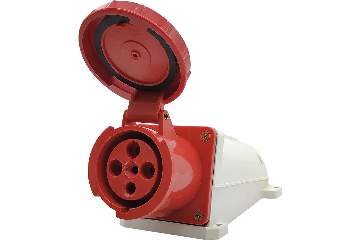 ANDELI Розетка стационарная AM-134 63A IP67 3P+E 380В/415В артикул ADL13-020