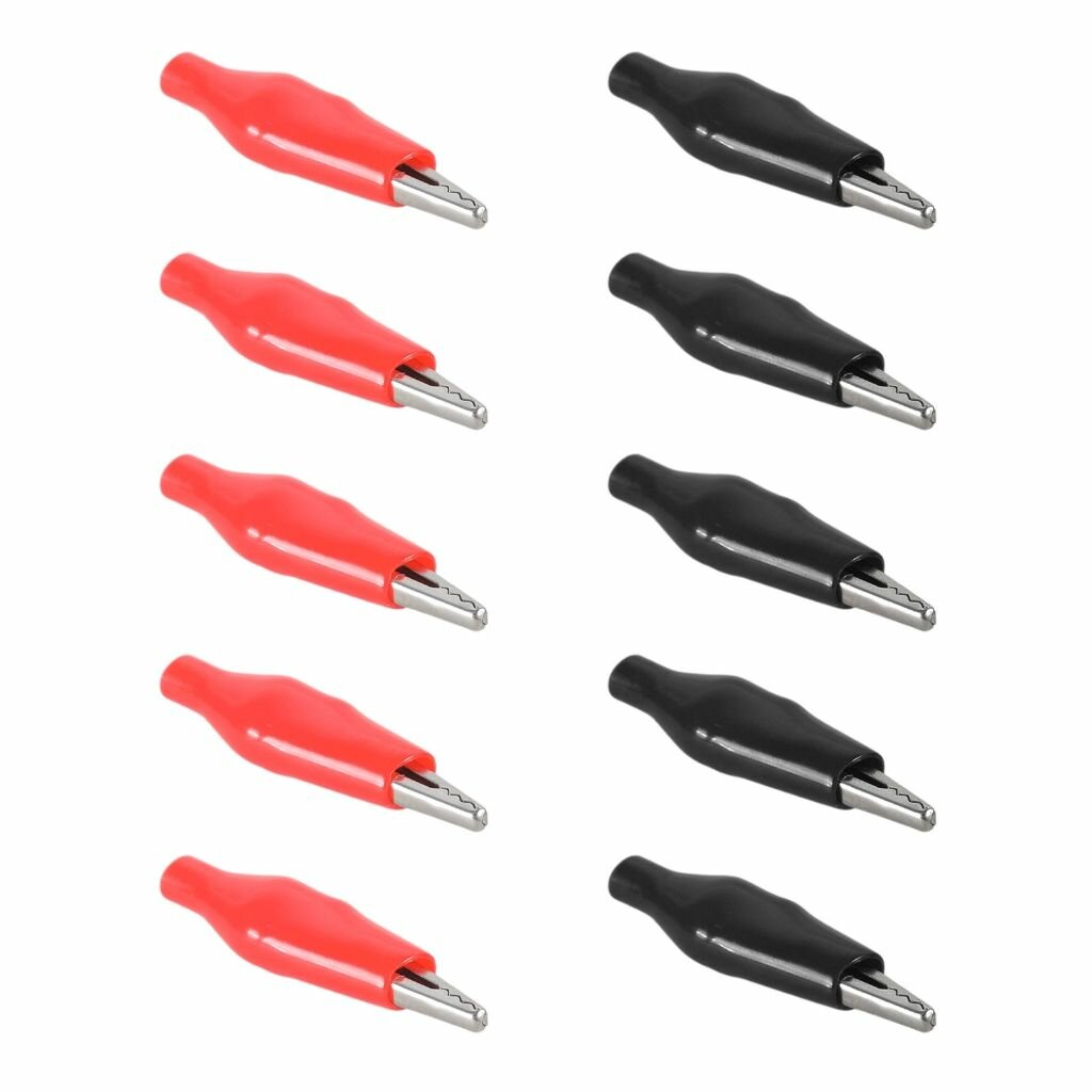 Горячие провода из кожи аллигатора размером 10x28 мм для тестового зажима "Крокодил" Fr Электрическая перемычка C