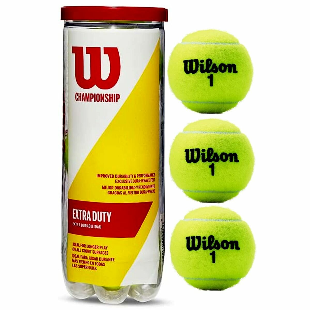 Мячи для большого тенниса Wilson Championship Extra Duty