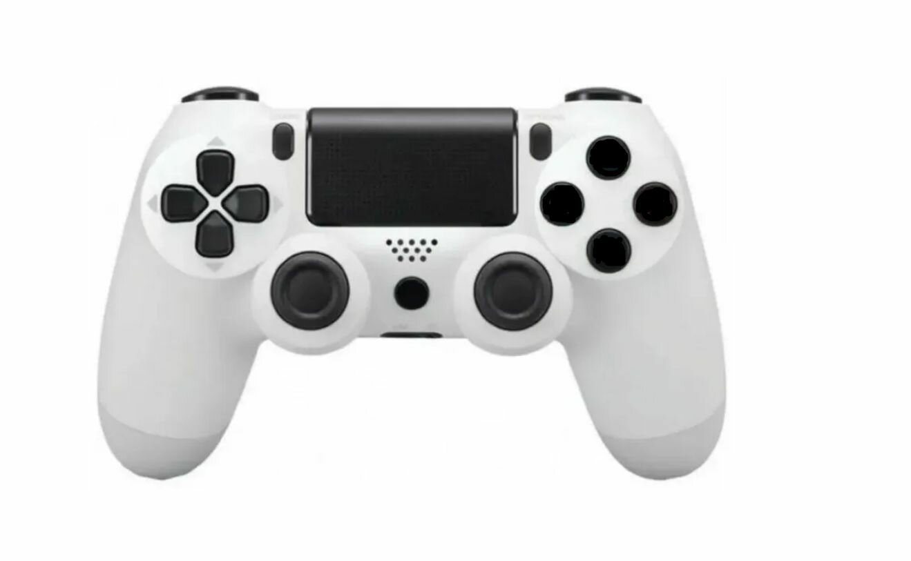 Геймпад Беспроводной Джойстик Bluetooth для PlayStation 4 белый Блютуз - Дуалшок4