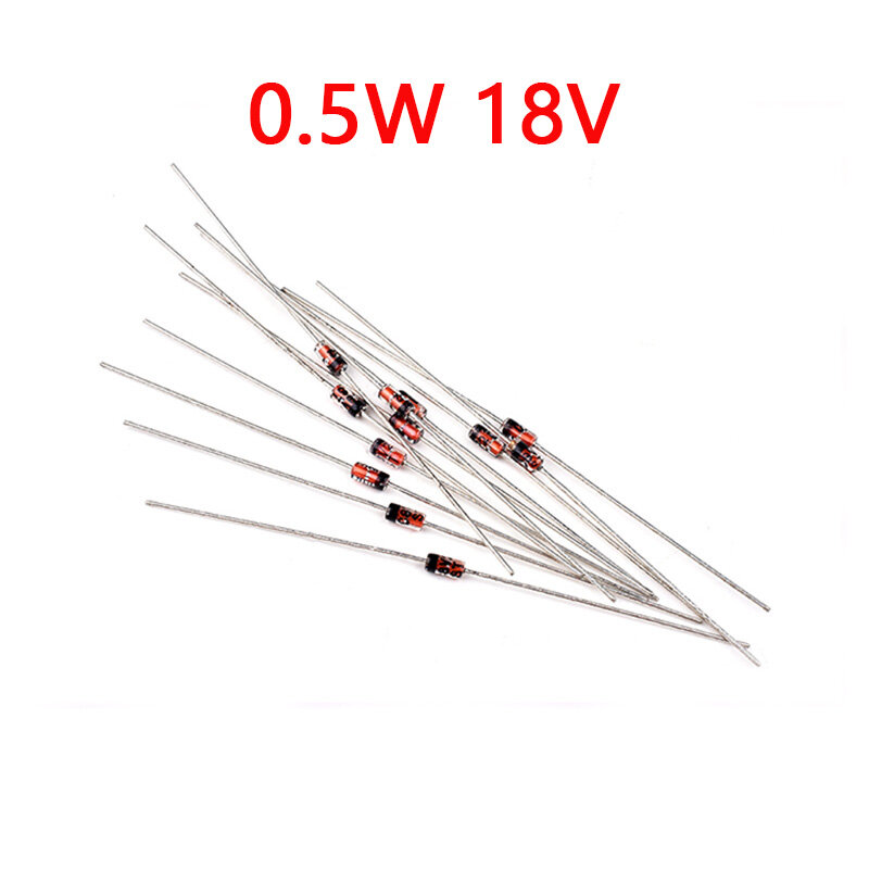 10 шт. стабилитронов диодов Зенера 0.5 Вт BZX55C18V 18V