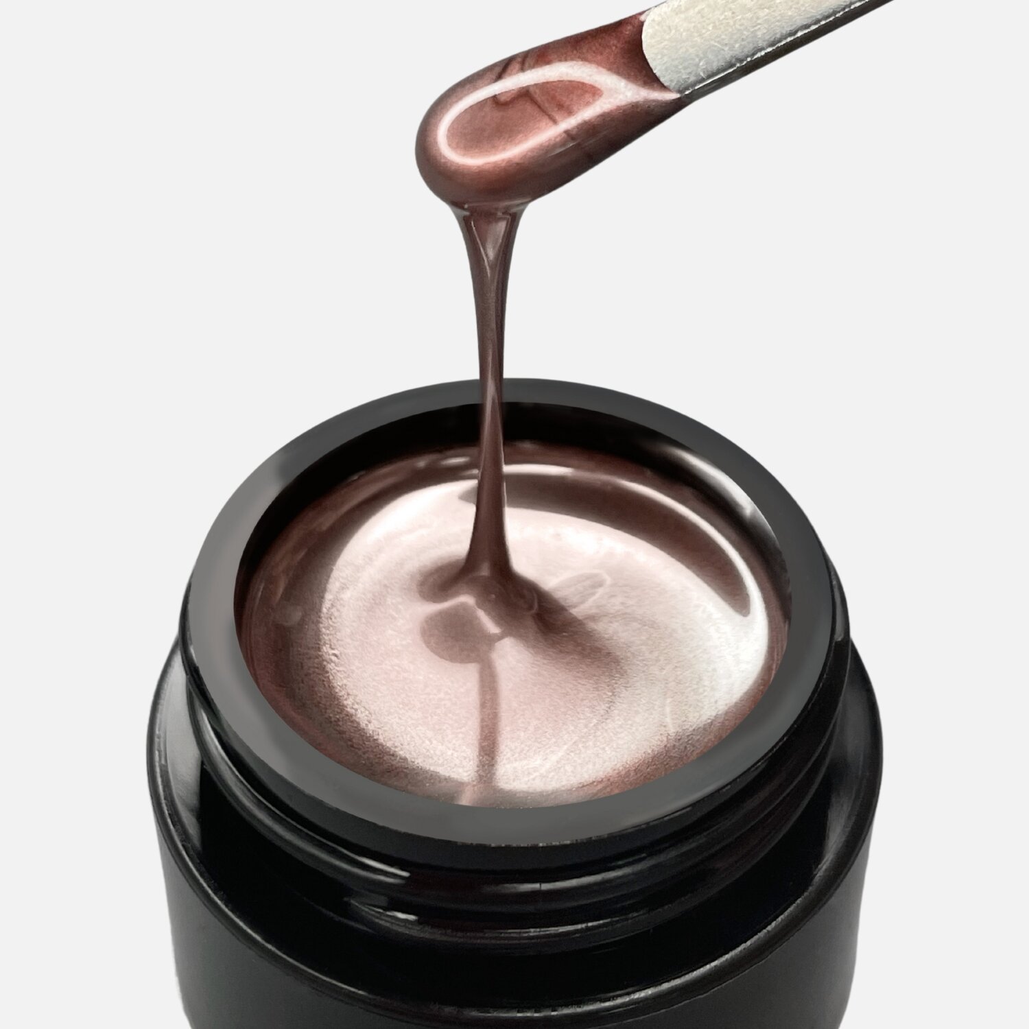 Гель-краска без липкого слоя Painting Metal Gel Rose Gold Lovely 5 мл