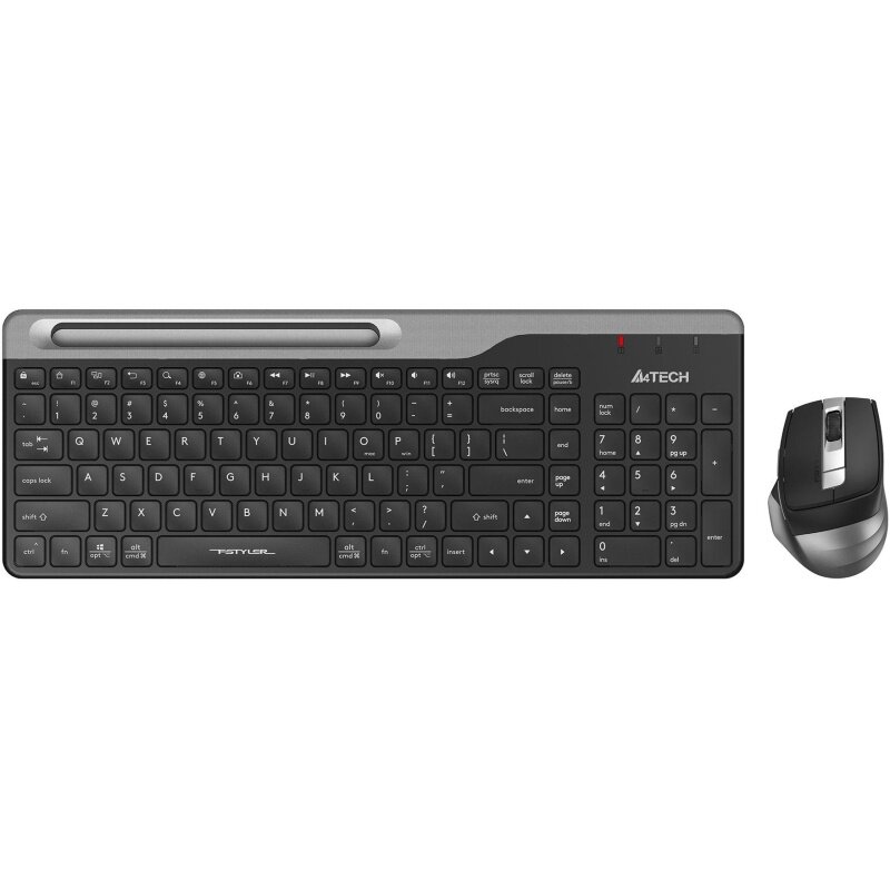 Комплект из клавиатуры и мыши A4Tech модель Fstyler, цвет черно-серый (FB2535C SMOKY GREY)