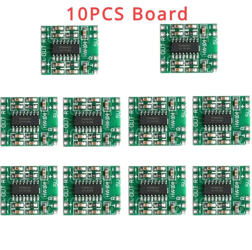 10PCS Board PAM8403 Усилитель 2x3Вт 5В
