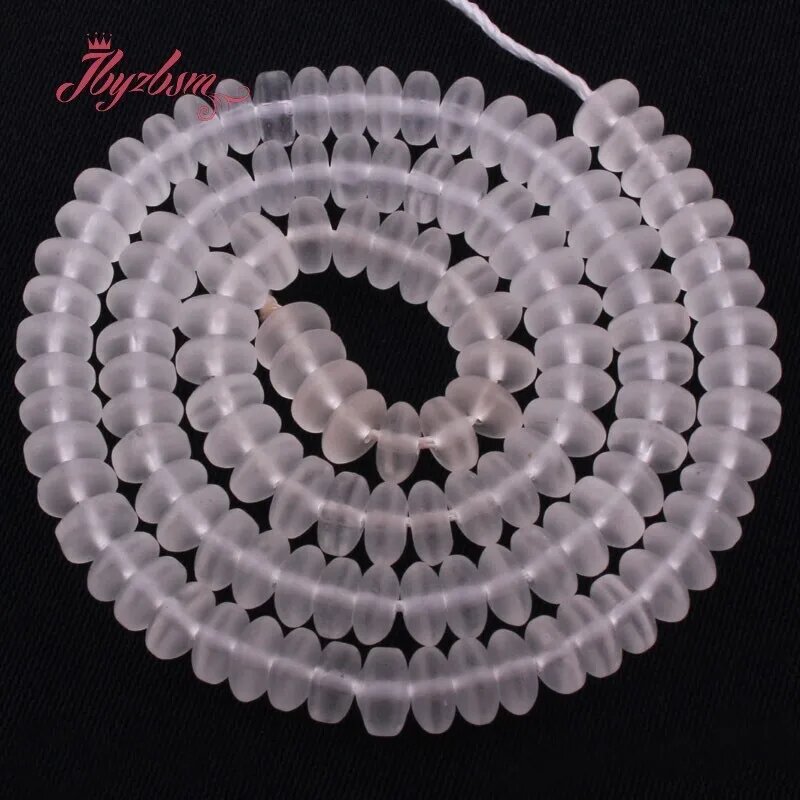 Каменные бусины из белого кварца jbyzbsm 3x6/4x8/5x10 мм 15 дюймов 3x6mm Frost