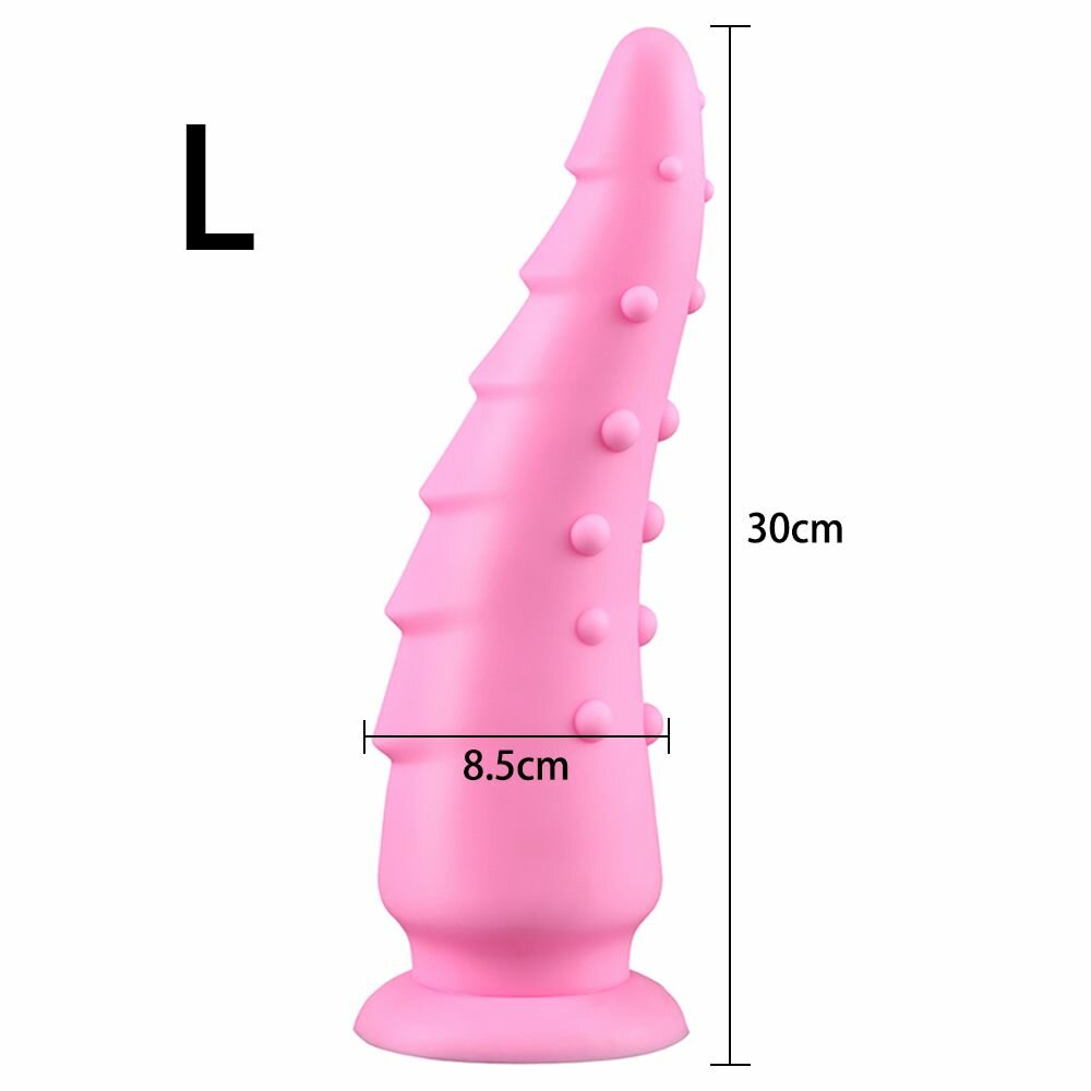 Diqimoli Анальная пробка, розовый, 85 мм