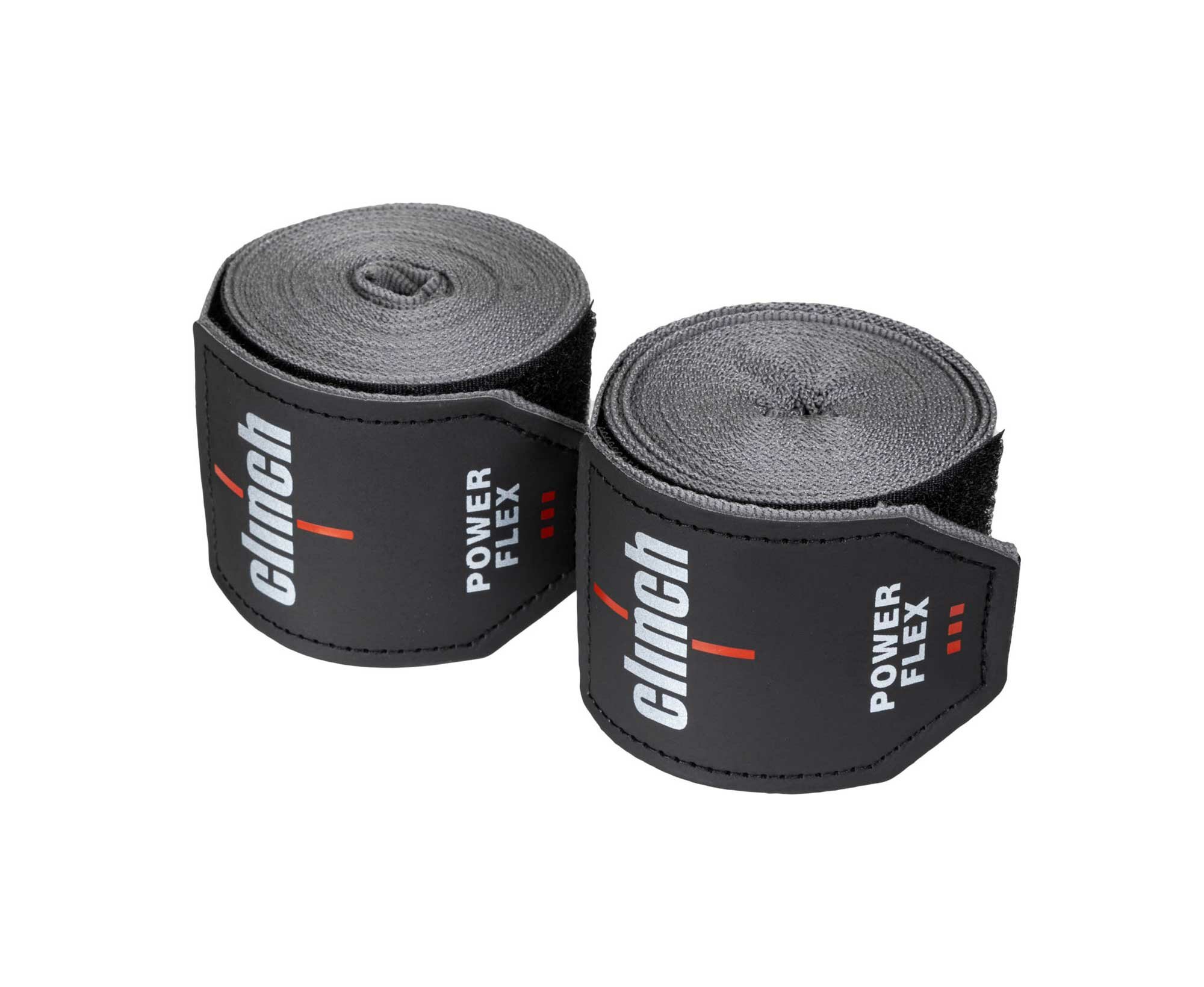 Бинты боксерские Clinch Boxing Hand Wrap Power Flex серые (длина 3,5 м)