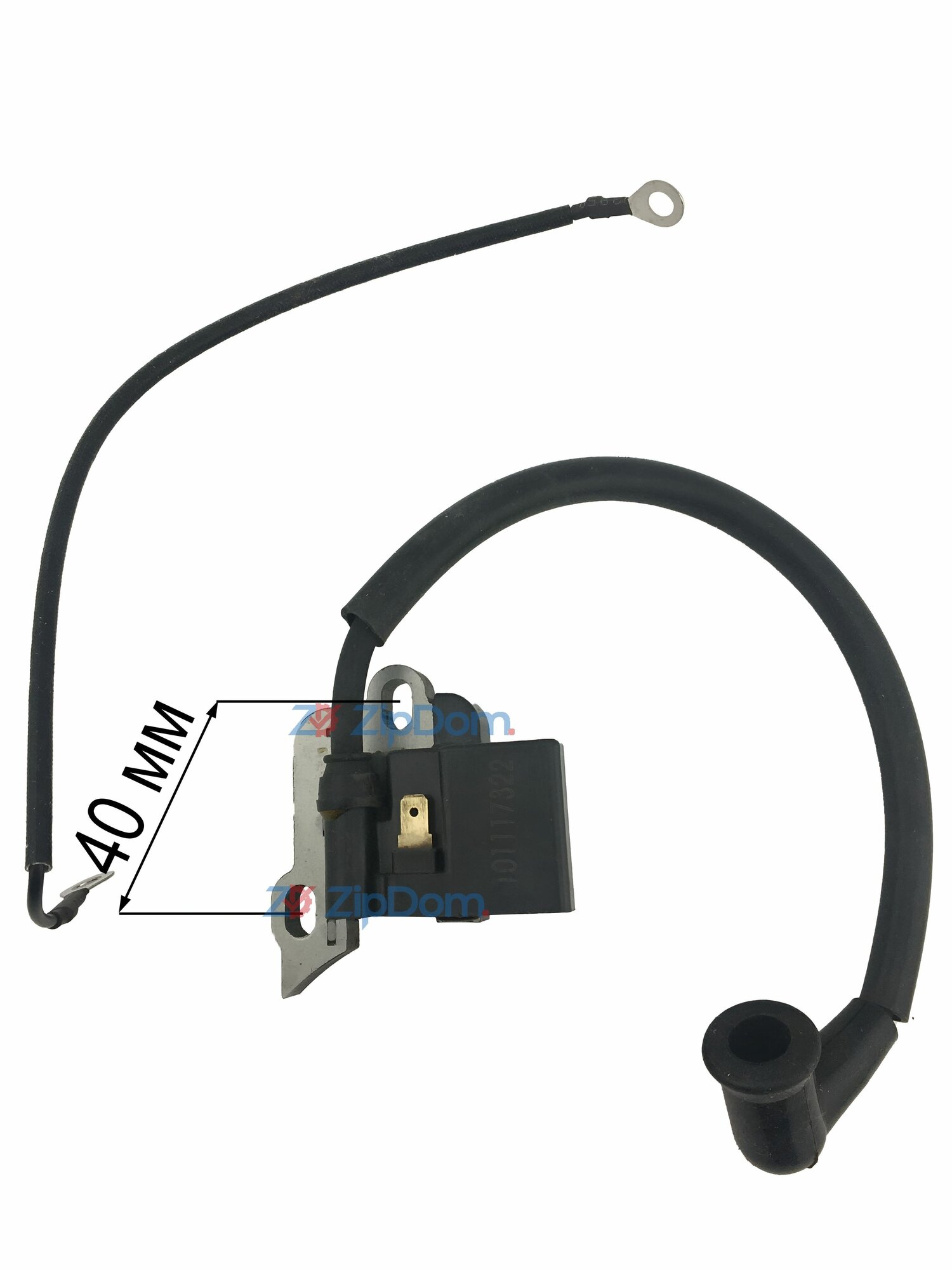 Катушка зажигания (магнето) с броне проводом, подходит для цепных бензопил Partner 350, 351, 372, 371