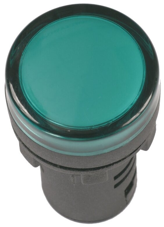 Лампа сигнальная зеленая 16 мм AD16DS светодиодная матрица 230В BLS10-ADDS-230-K06-16 IEK