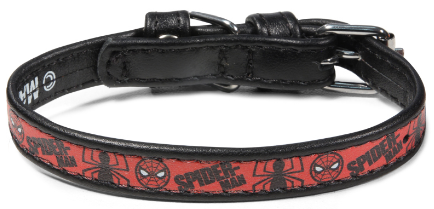 Triol Ошейник кожаный Marvel Человек-паук, размер S, 1,5*27-36см