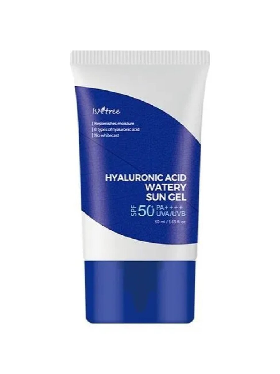 ISNTREE Солнцезащитный гель с гиалуроновой кислотой Hyaluronic Acid Watery Sun Gel SPF50, 50мл х 2шт