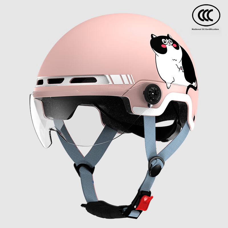 Xiaoan Children's Helmet, Electric Vehicle 3C Certified, Lightweight And Breathable, for Boys And Girls, Riding Half Helmet, Motorcycle And Electric Scooter, Baby Safety Helmet, Summer Helmet, Pangmao 0811s